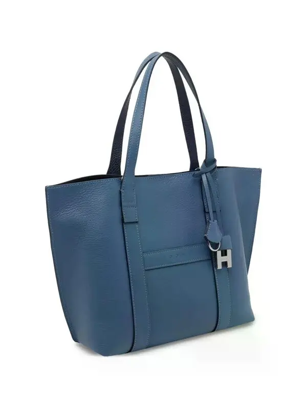 Hogan Logo-tag Tote Bag - Blue