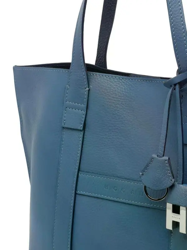 Hogan Logo-tag Tote Bag - Blue