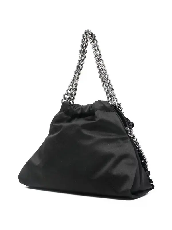 Stella McCartney Mini Falabella Beaded Chain-strap Shoulder Bag