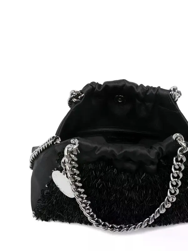 Stella McCartney Mini Falabella Beaded Chain-strap Shoulder Bag