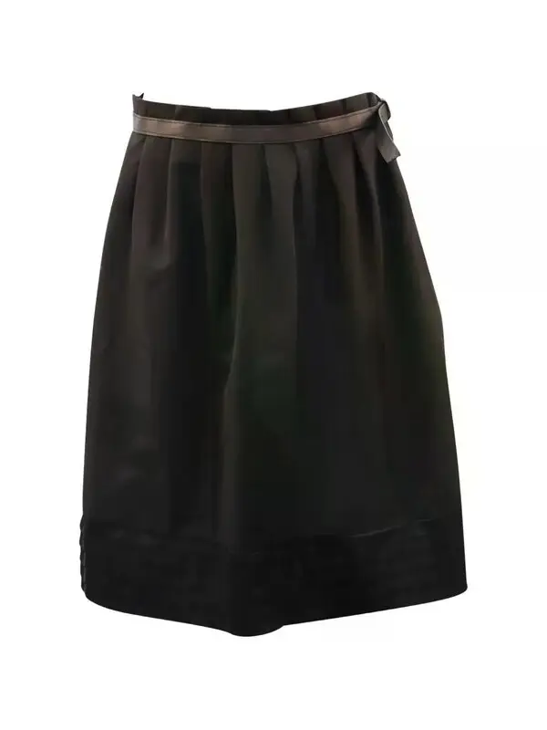 VIKTOR & ROLF VINTAGE Belted Pleated Skirt