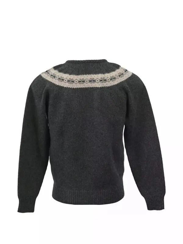 JIL SANDER Patterned Crew-neck Sweater