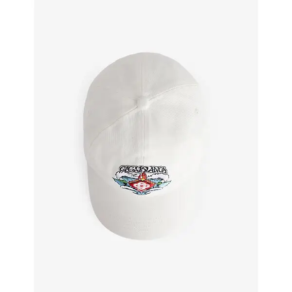 Casablanca Logo-embroidered Cotton Cap