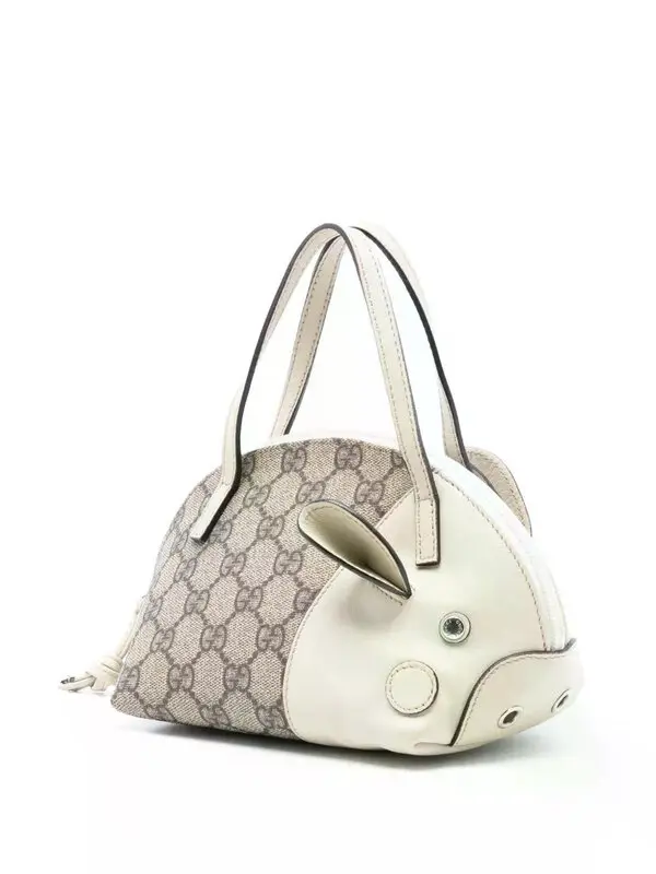 Gucci Gg Supreme Zoo Handbag In Brown - 30% Off | Editorialist