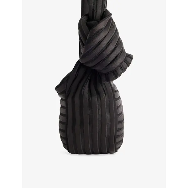 Issey Miyake Linear Knit Shoulder Bag