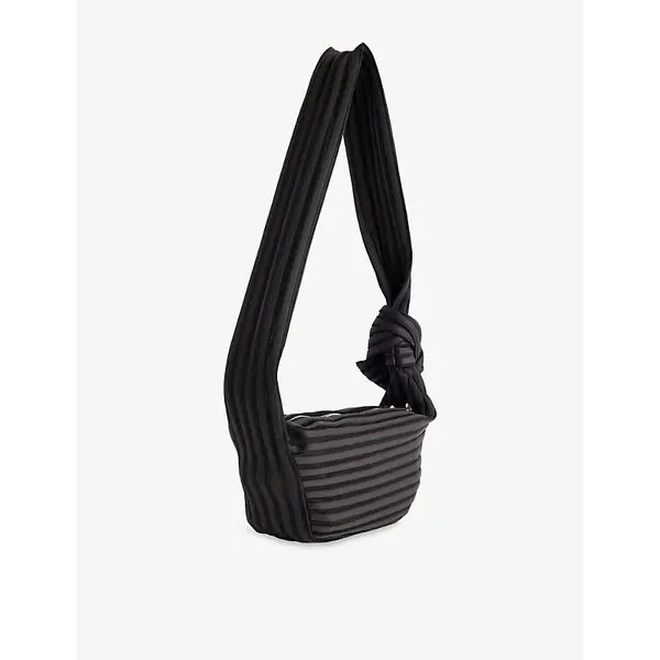 Issey Miyake Linear Knit Shoulder Bag