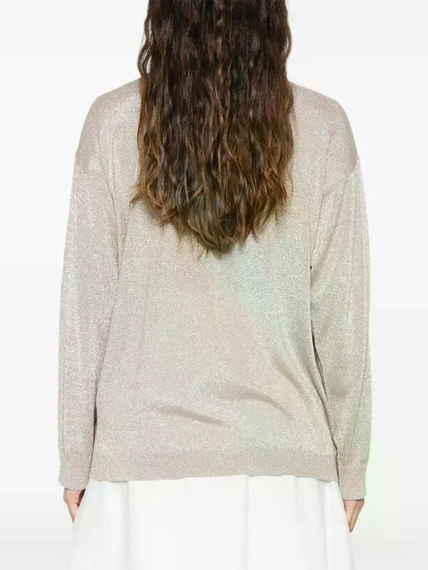 Fabiana Filippi V-neck Long-sleeve Sweater