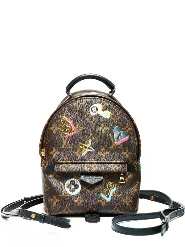 LOUIS VUITTON 2018 Palm Springs Monogram Lovelock Backpack - Brown