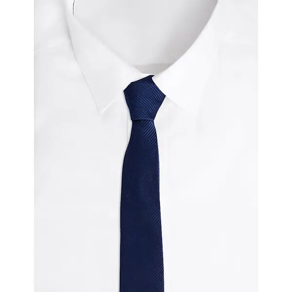 TOM FORD Diamond-weave Slim Silk Tie