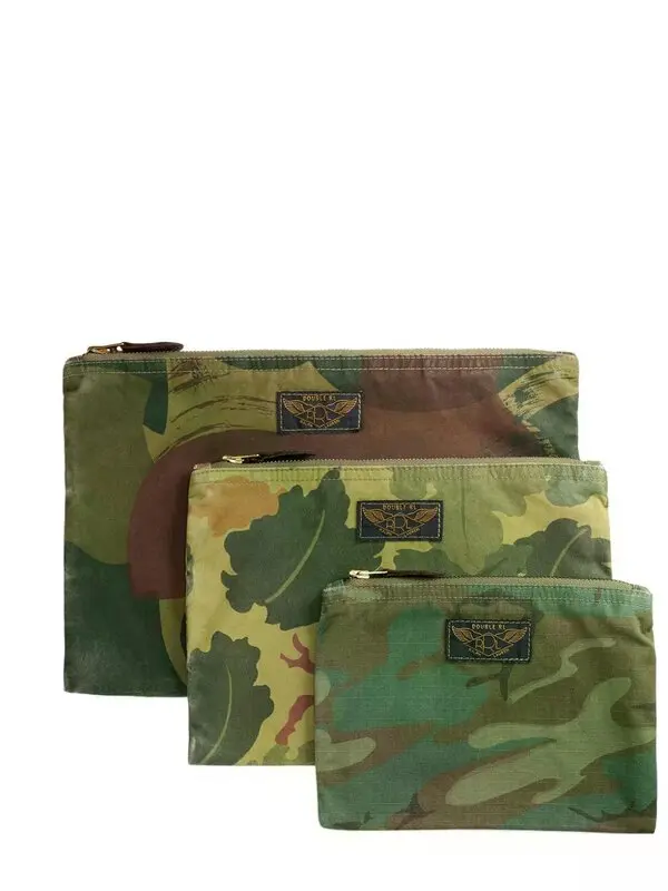 Ralph Lauren Camouflage Zip Pouch - Green