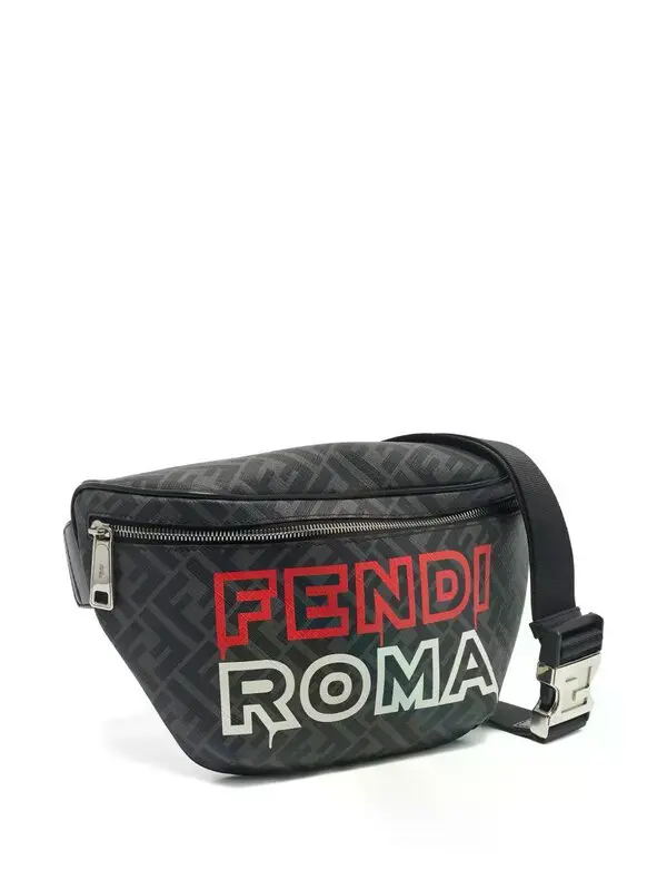 Fendi Ff-motif Logo-print Belt Bag