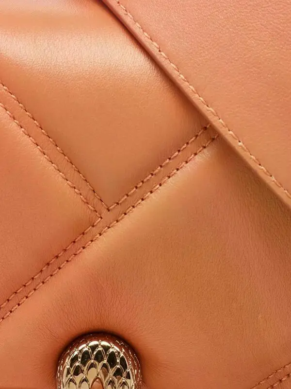 BVLGARI Mini Serpenti Cabochon Leather Bag