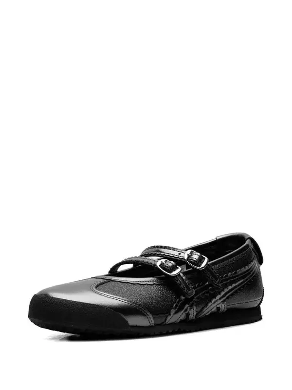 Onitsuka Tiger 66 Tgrs Buckle Ballet Flats - Black