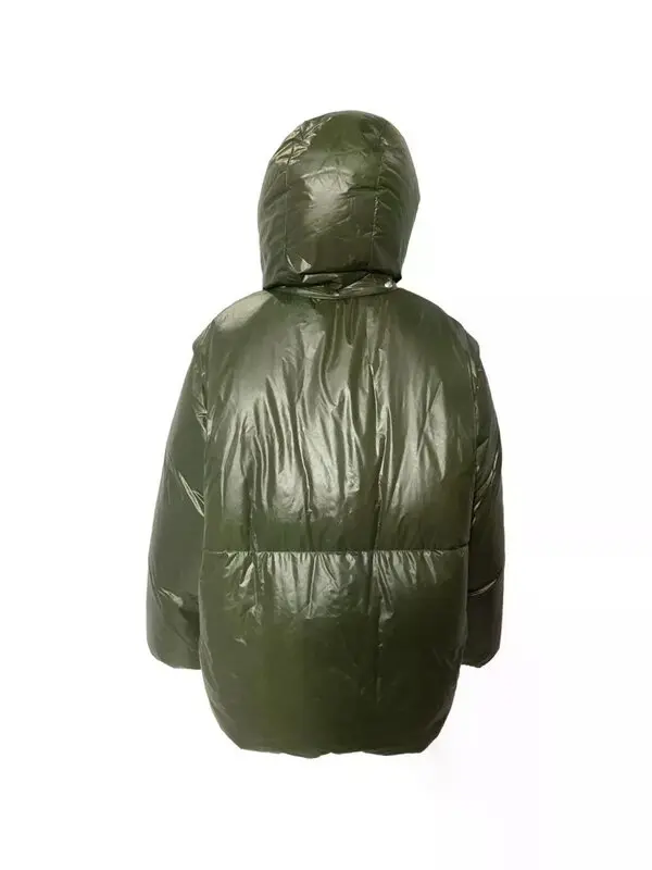 JIL SANDER Zipped Hooded Puffer Jacket