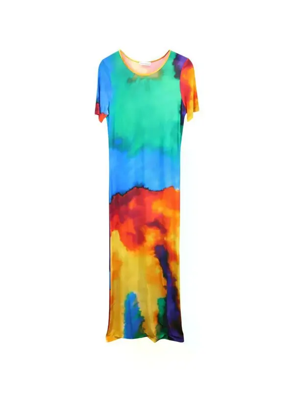 Rabanne Tie-dyed Maxi Dress