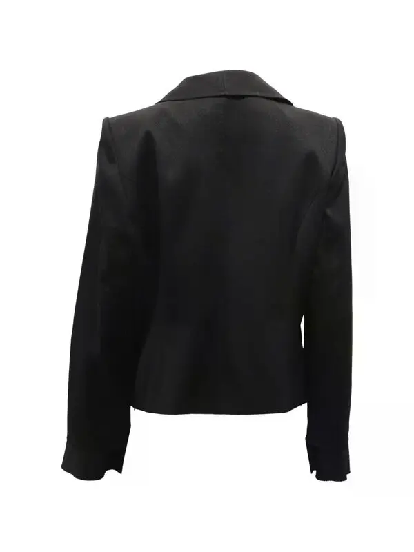 Valentino Garavani Single-breasted Blazer With Ruffle Cuffs