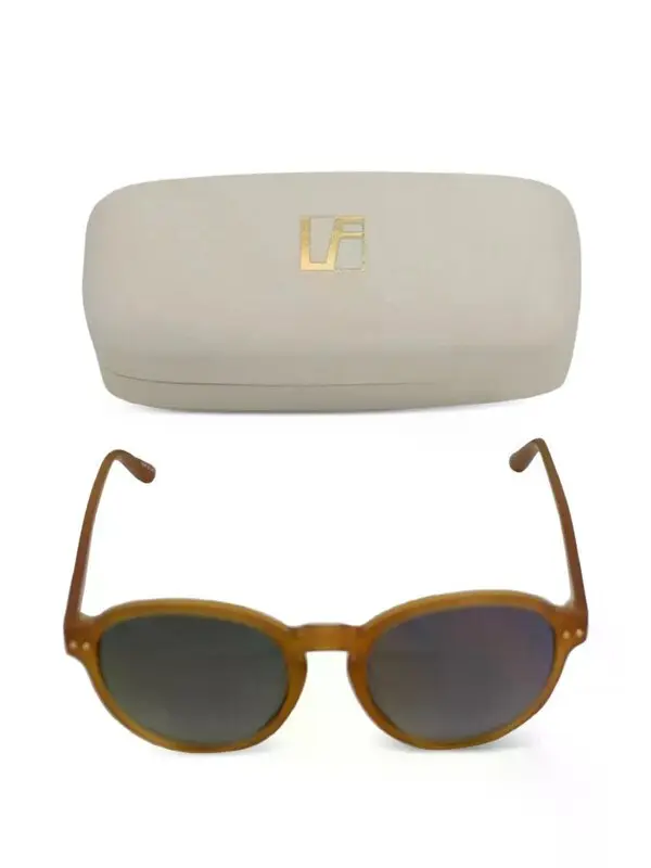 Linda Farrow Round Frame Sunglasses
