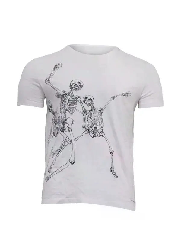 Alexander McQueen Dancing Skeletons Cotton T-shirt