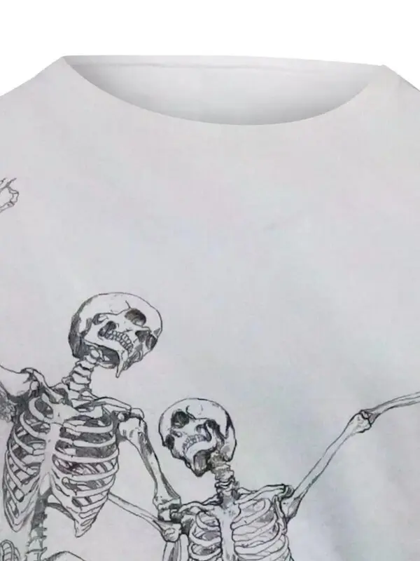 Alexander McQueen Dancing Skeletons Cotton T-shirt