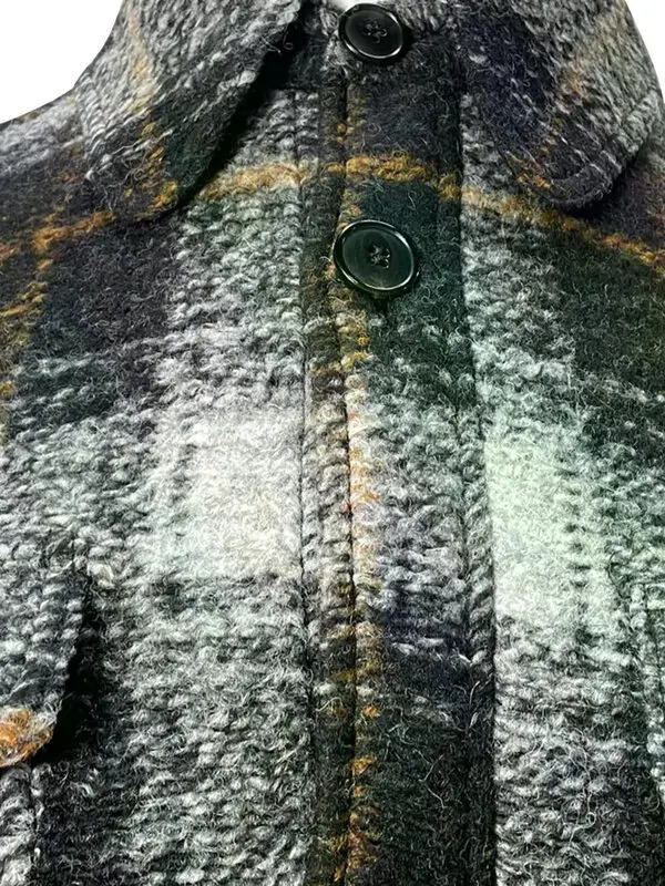 ISABEL MARANT VINTAGE Plaid Button-fastening Shirt Jacket