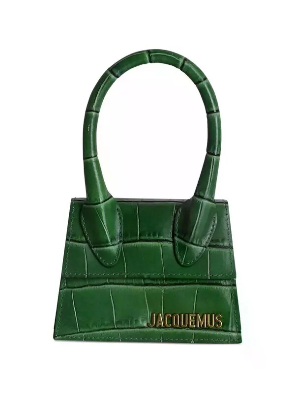 Jacquemus Mini Logo-lettering Leather Tote