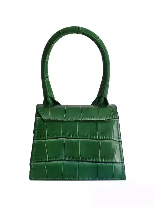 Jacquemus Mini Logo-lettering Leather Tote