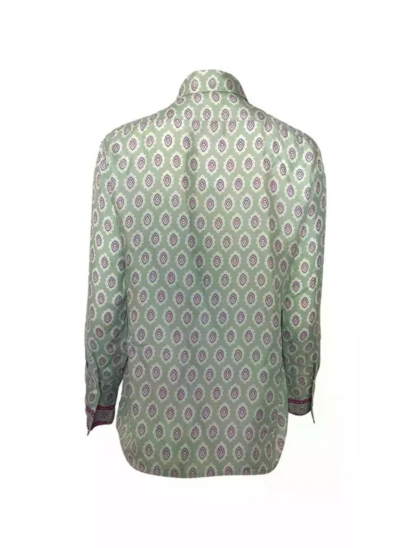 Sandro Printed Long-sleeved Shirt