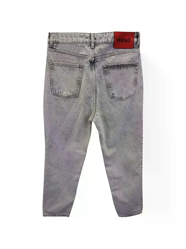BOSS Logo Patch Five Pocket Jeans