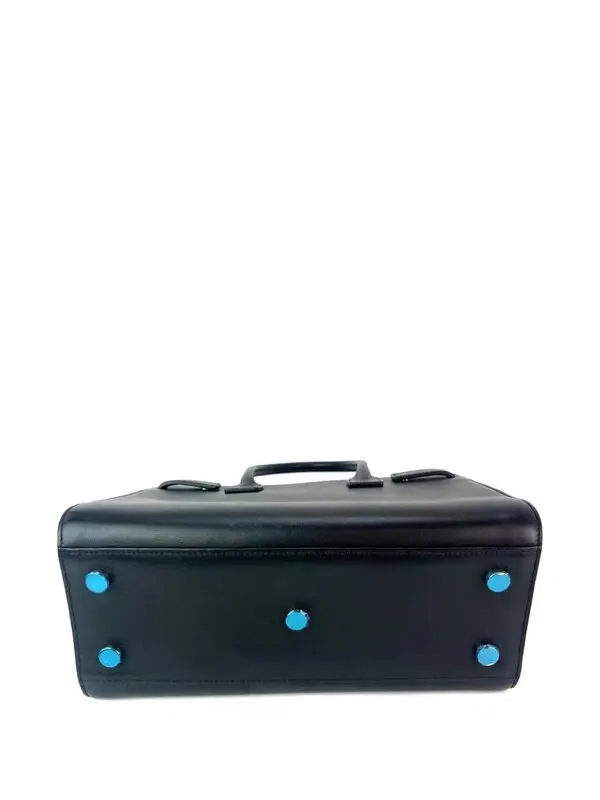Saint Laurent Sac De Jour Embellished Patches Tote Bag