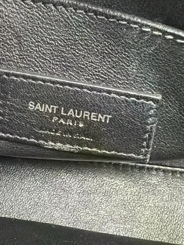 Saint Laurent Sac De Jour Embellished Patches Tote Bag