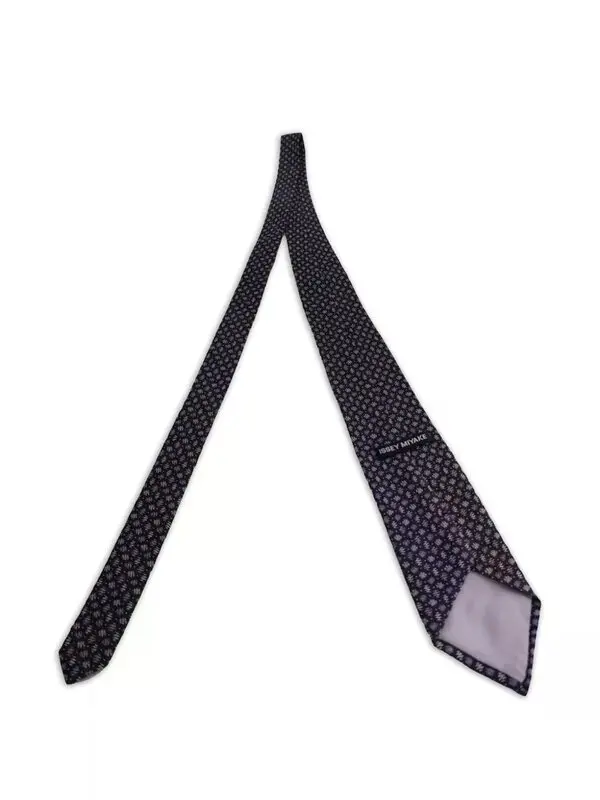 Issey Miyake Patterned Neck Tie