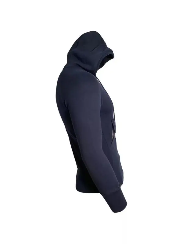 Thom Browne 4-bar Zip Hoodie - Blue