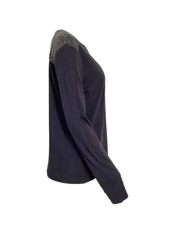 Giorgio Armani Colour-block Long-sleeves Top