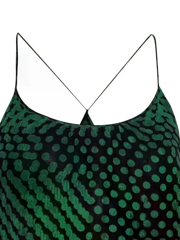 Theory Polka-dot Silk Top