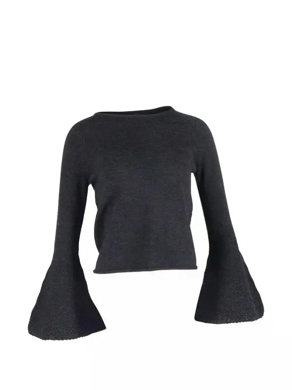 Co Flared-sleeves Wool Sweater
