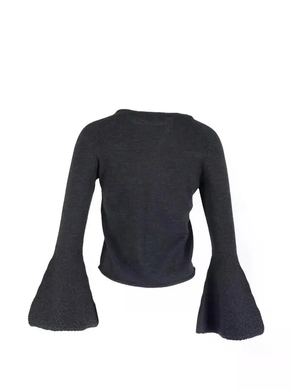 Co Flared-sleeves Wool Sweater