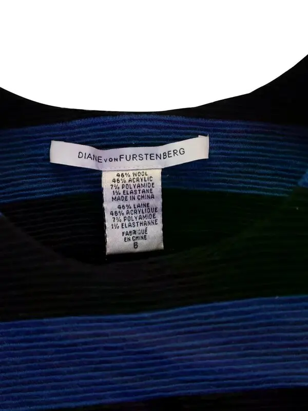 Diane Von Furstenberg Striped Mini Dress