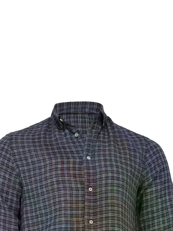 Brunello Cucinelli Buttoned-down Checked Shirt