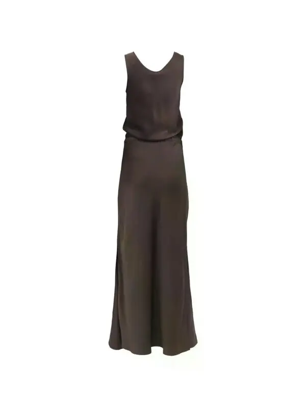 Brunello Cucinelli Drawstring Maxi Dress