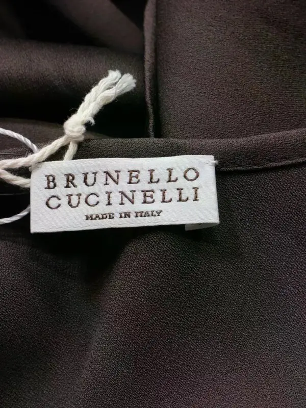 Brunello Cucinelli Drawstring Maxi Dress