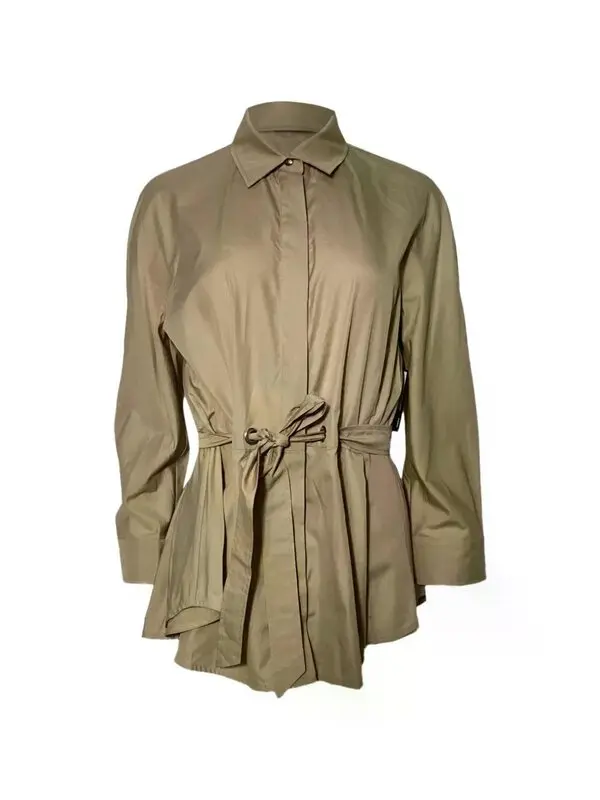 Max Mara Belted Cotton Shirt