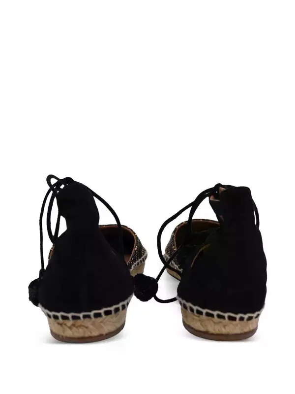 AQUAZZURA Lace-up Espadrille Sandals