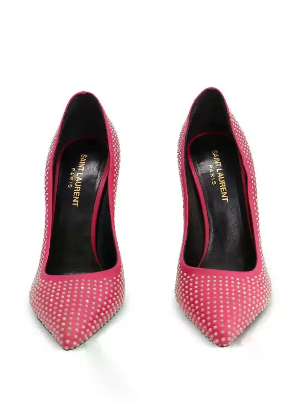 Saint Laurent Studded Pointed Pumps