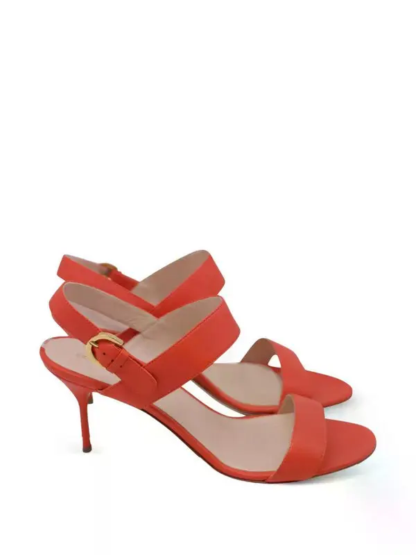 SERGIO ROSSI Slingback Leather Sandals