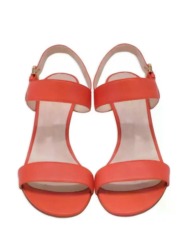SERGIO ROSSI Slingback Leather Sandals