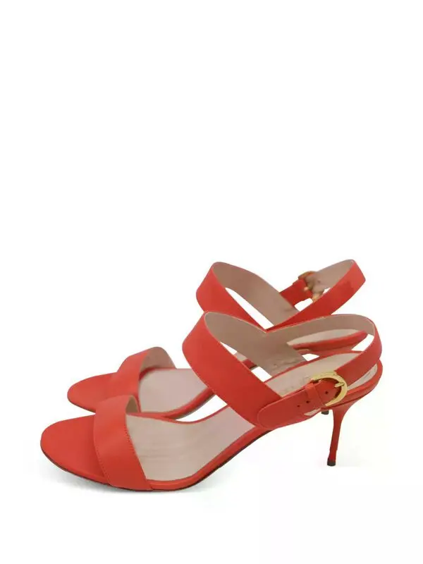 SERGIO ROSSI Slingback Leather Sandals