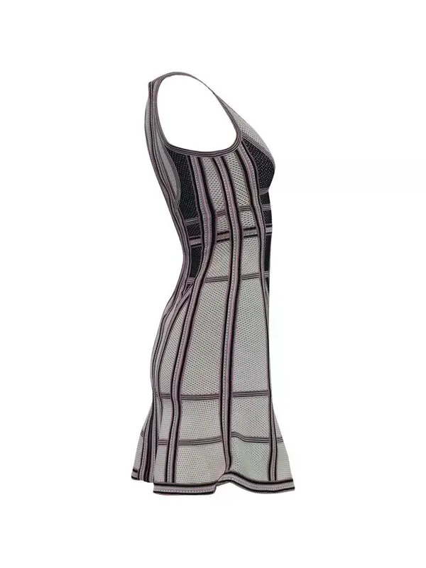 Herve Leger Perforated Panel Mini Dress