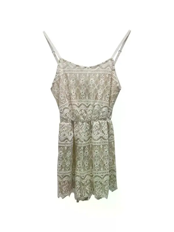 Alice + Olivia Lace Sleeveless Playsuit