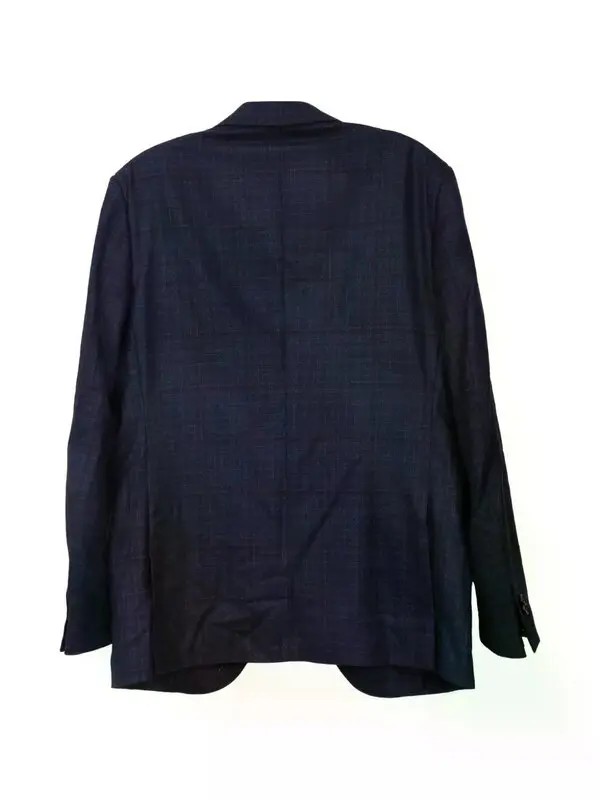 Ermenegildo Zegna Plaid Single-breasted Blazer