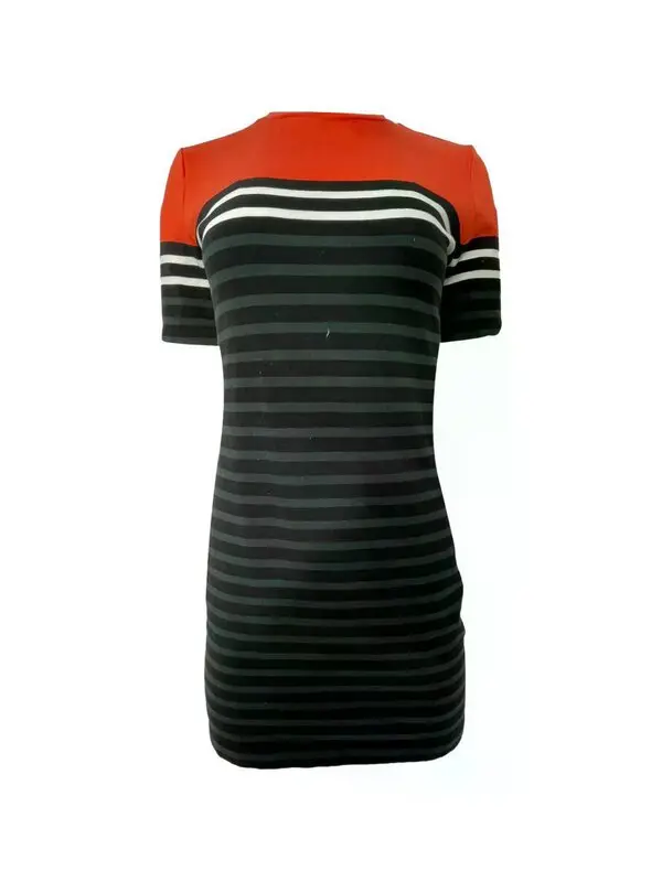 ALEXANDER WANG Striped Knitted Mini Dress